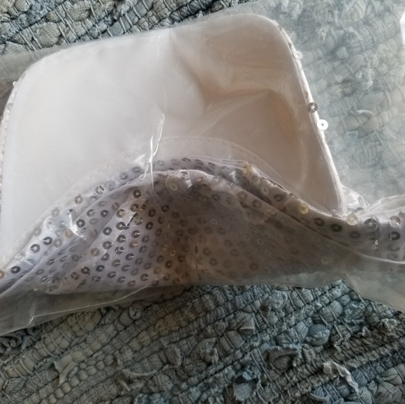 Accessories | Silver Sequin Ball Cap | Poshmark